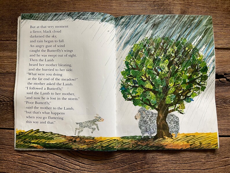 The Lamb and the Butterfly // Eric Carle // Vintage Book & Cassette ...