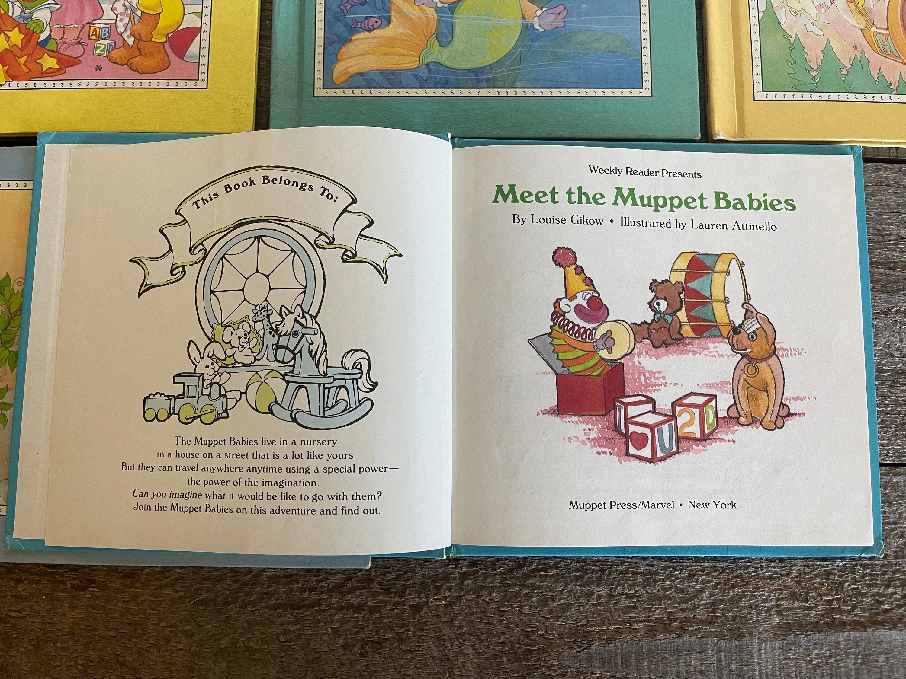 Vintage Muppet Babies Books // You Choose // 1980's Weekly Reader Books ...