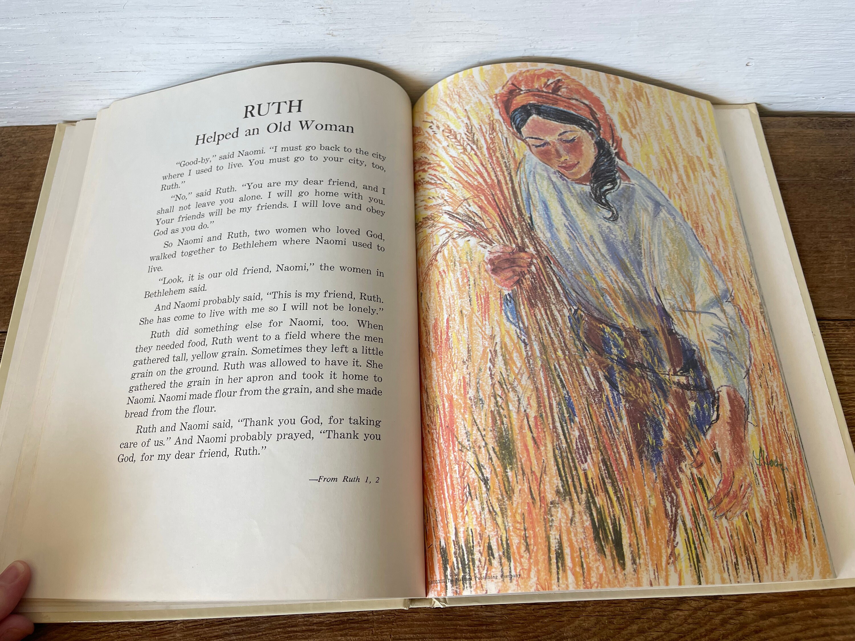 Frances Hook Picture Book With Bible Stories and Present-day - Etsy