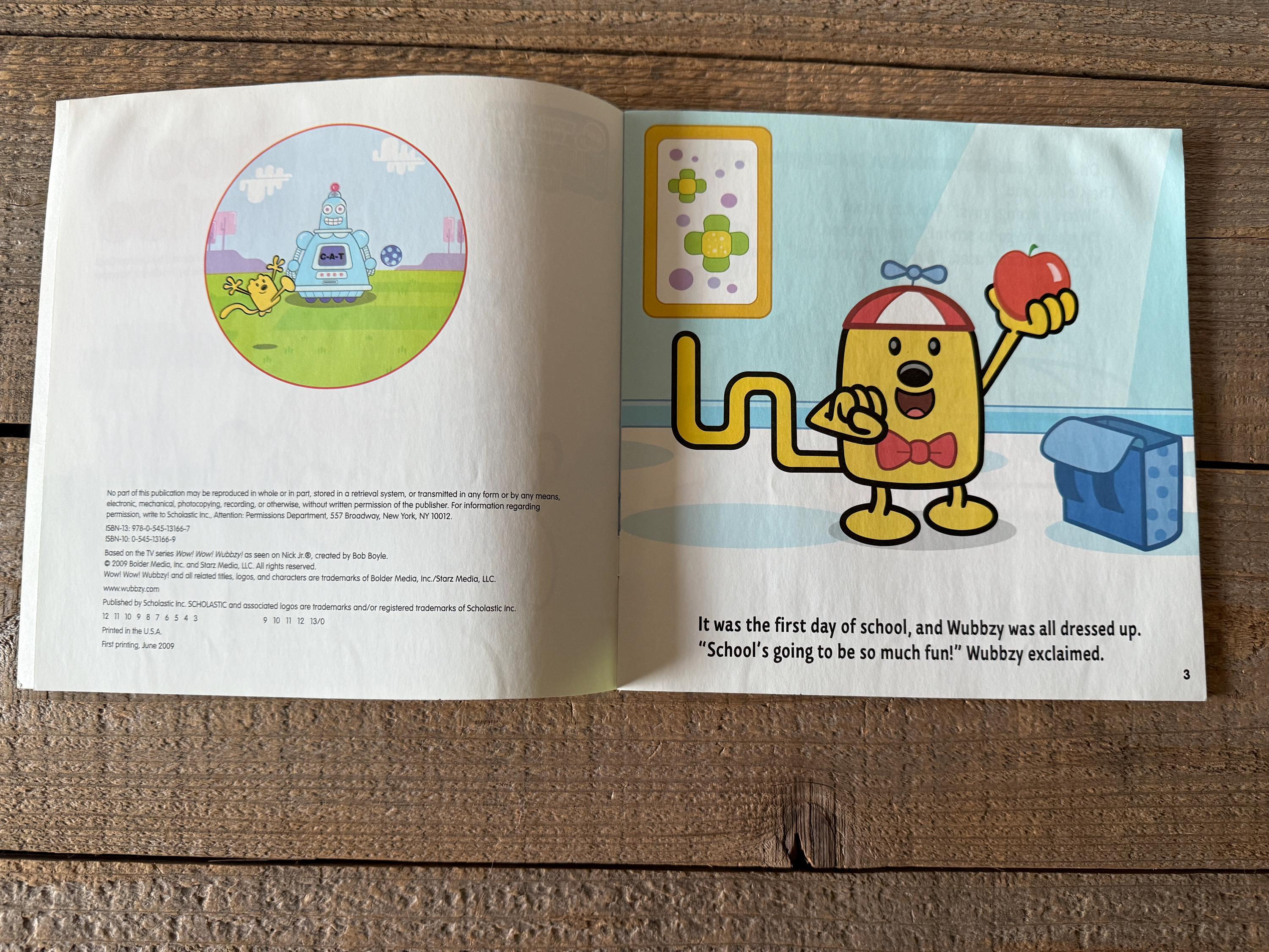 Wow Wow Wubbzy: School Surprise, Kids Paperback Book - Etsy