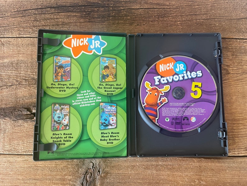 Nick Jr. Favorites DVD 5 // Dora the Explorer, Blue's Clues, Wonder ...