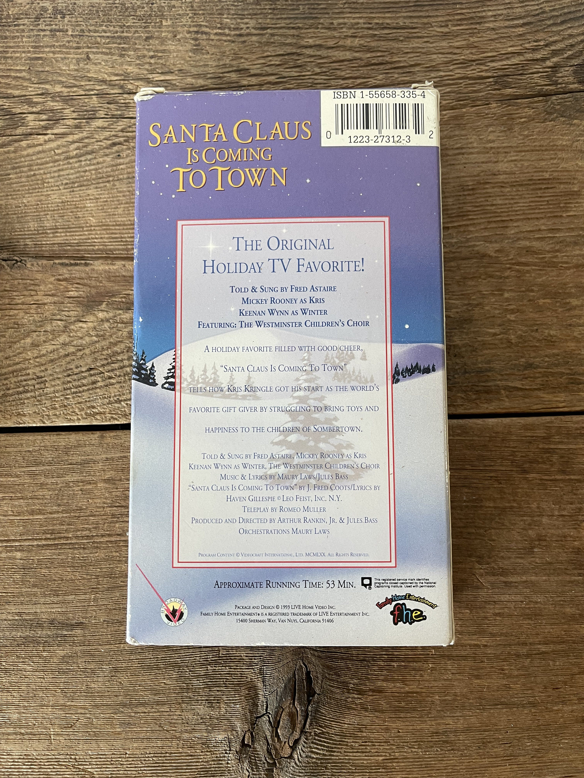 Vintage Christmas VHS Movies // Santa Claus is Coming to Town & Rudolph ...