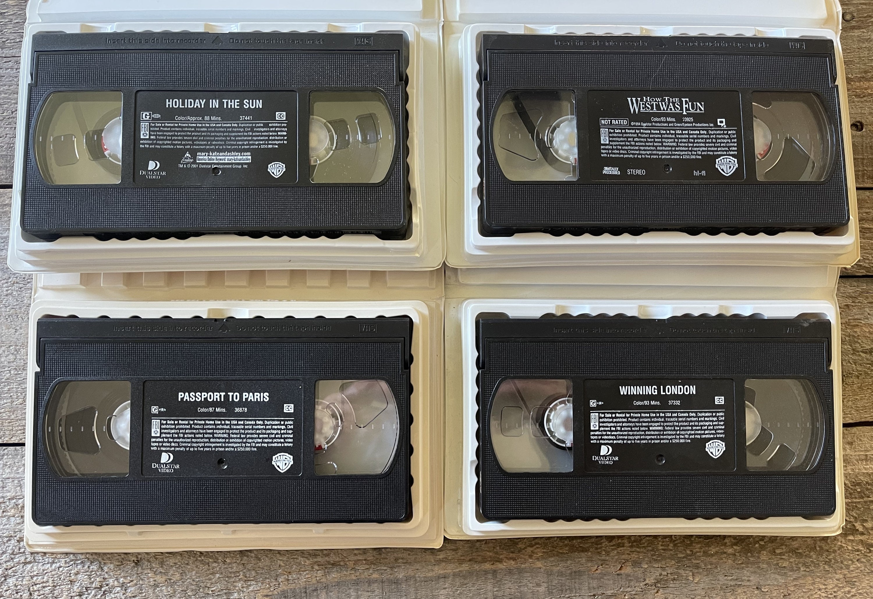 Mary-kate & Ashley Olsen VHS Movies // You Choose// Billboard Dad, It ...