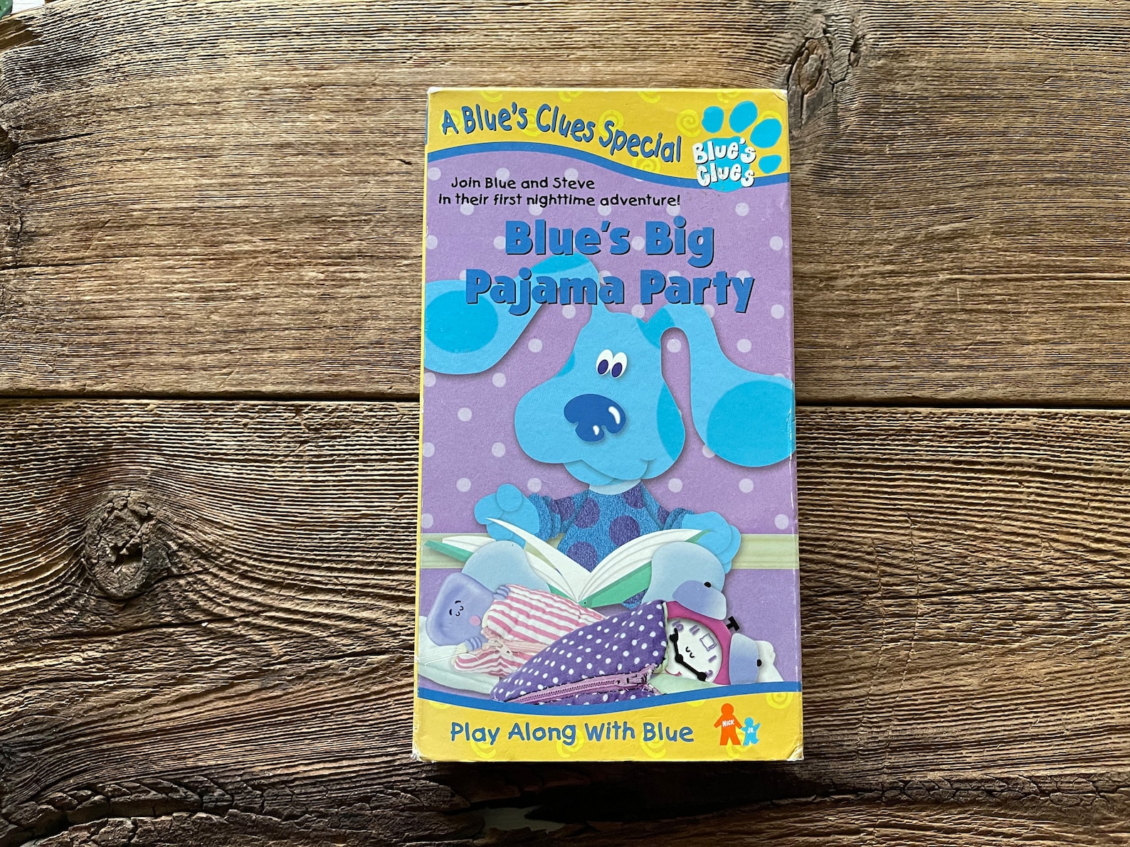 Blues Clues Blues Big Pajama Party Vintage Vhs 1999 Etsy