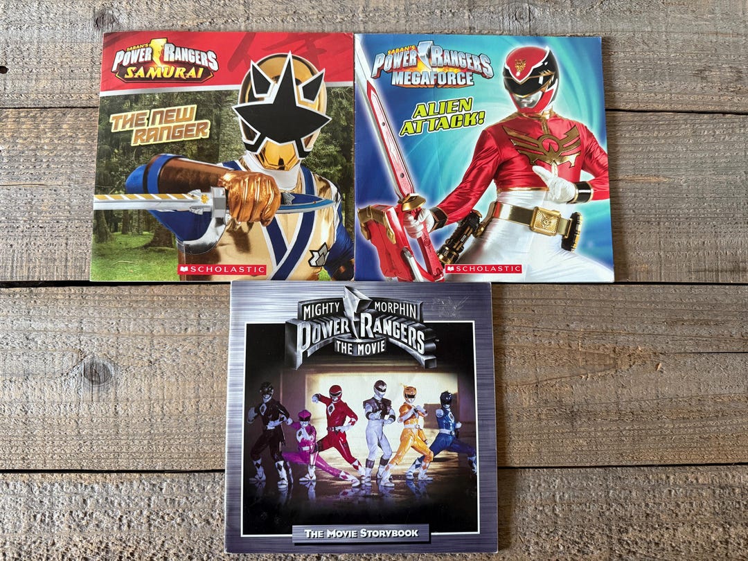 Power Rangers Books // Sold Individually // the Movie, Samurai ...