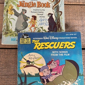 Vintage Walt Disney Book Only // Sold Individually // Originally Book ...