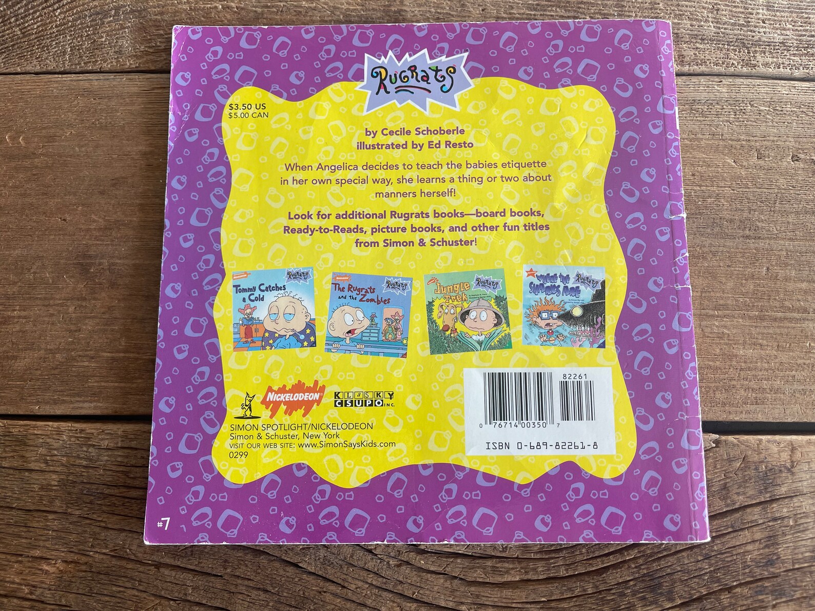 Thank You, Angelica the Rugrats Book of Manners // Nick Jr. Book ...