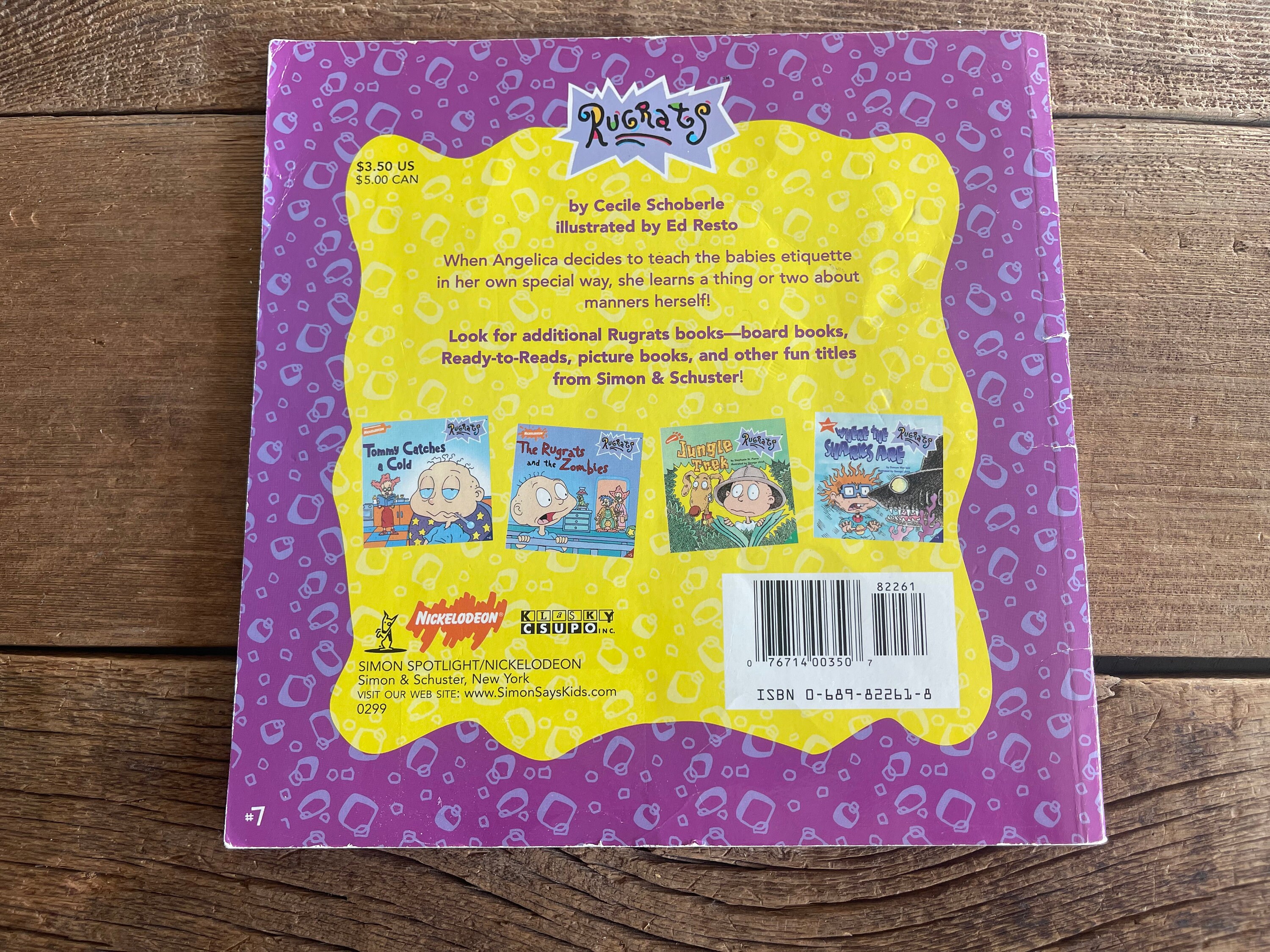 Thank You, Angelica the Rugrats Book of Manners // Nick Jr. Book ...