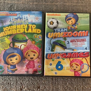 Team Umizoomi Dvds // Set of 2 // Journey to Numberland & Umigames ...