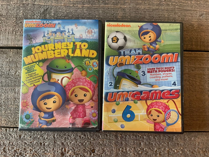 Team Umizoomi Dvds // Set of 2 // Journey to Numberland & Umigames ...