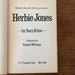 Herbie Jones // Suzy Kline // 1980's Hardcover Weekly Reader Book - Etsy
