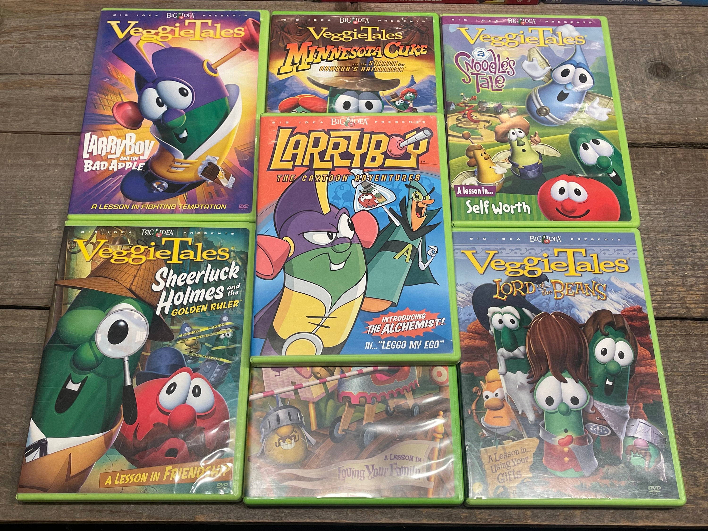 Veggie Tales Dvds // Sold Individually // Christian Values Dvds // Bob ...