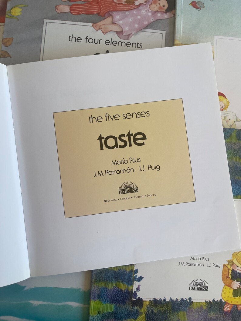 The Four Elements and the Five Senses Books // You Choose // Carme Sole ...