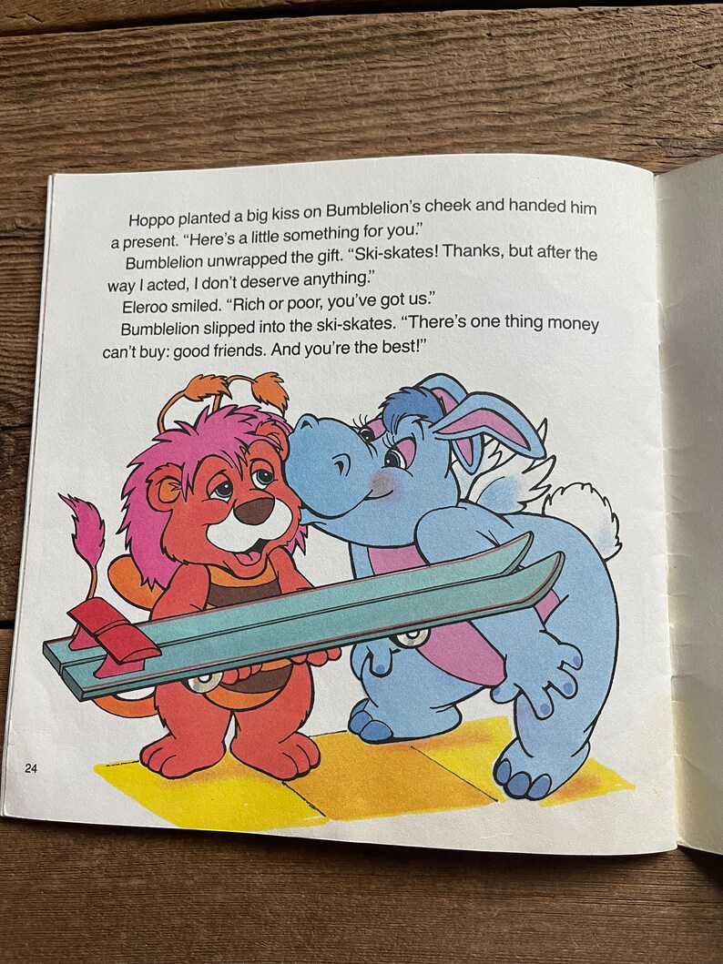 Disney's Wuzzles Book Only // Bumblelion's Funny Money // 1985 Read ...