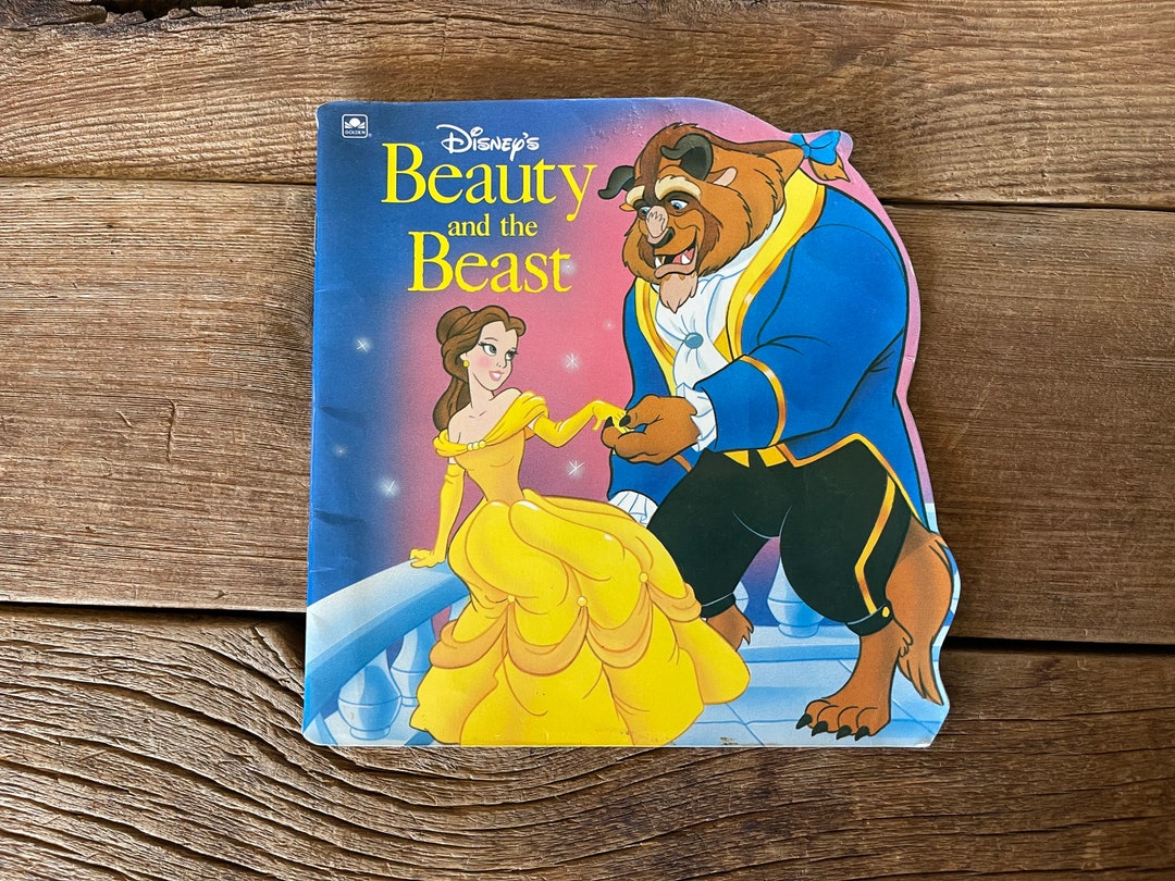 Disney's Beauty and the Beast Book // 1992 // Rita Balducci - Etsy