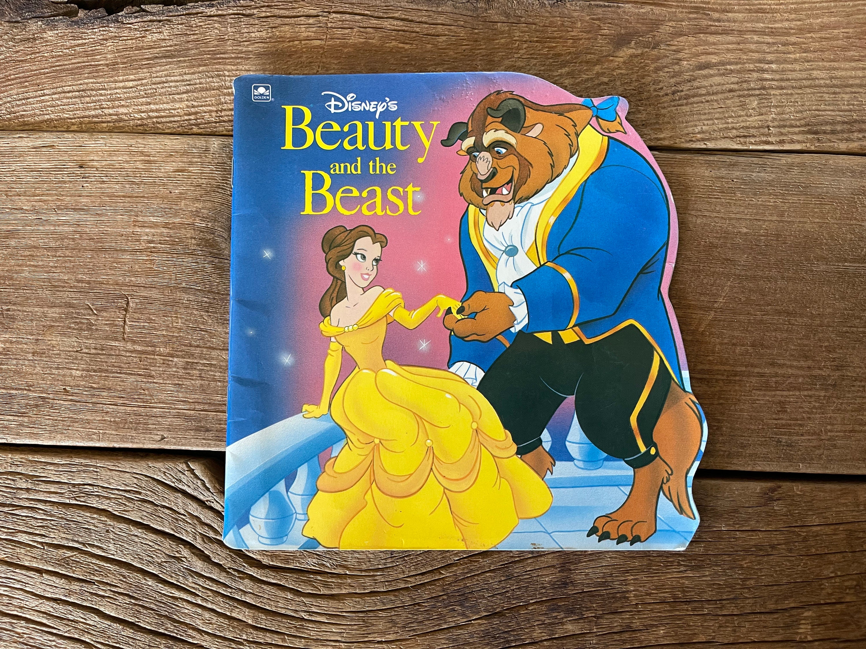 Disney's Beauty and the Beast Book // 1992 // Rita - Etsy