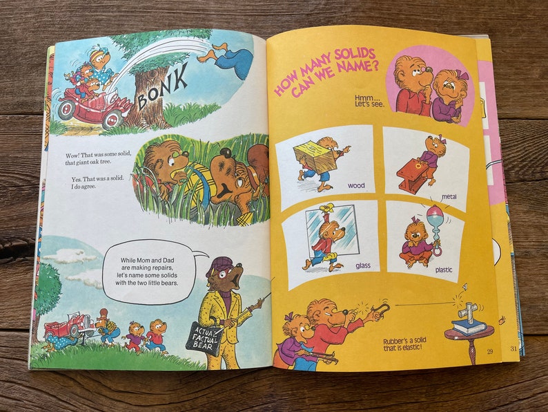 The Berenstain Bears' Science Fair Book // Stan & Jan - Etsy