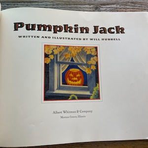 Pumpkin Jack // Will Hubbell // Kids Halloween Book in Excellent ...