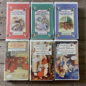 Vintage Beatrix Potter VHS Movies // Sold Individually // the Peter ...