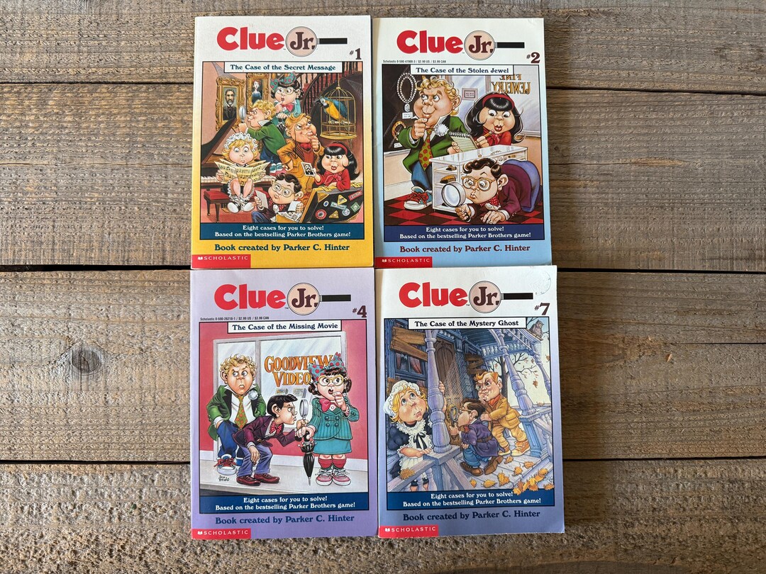 Clue Jr. Books // Sold Individually // 1990's Children's Mystery Books ...