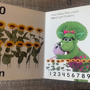 Vintage Barney Books // You Choose // Alphabet Soup, Baby Bop's ...