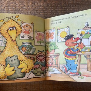 Big Bird's Busy Day // Sesame Street // A First Little Golden Book 1987 ...