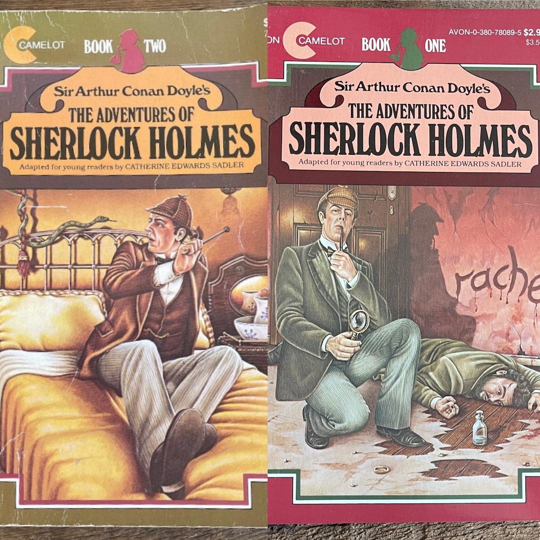 The Adventures of Sherlock Holmes Books // You Choose Book 1 or Book 2 ...