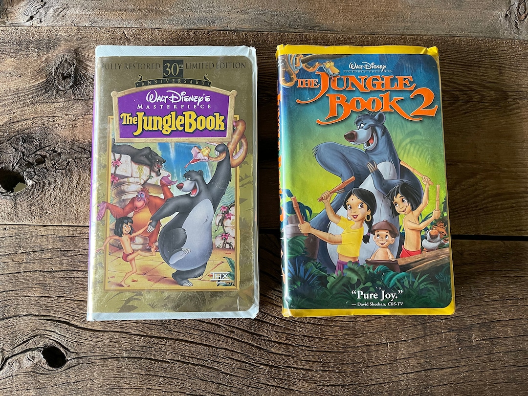The Jungle Book & the Jungle Book 2 // Set of 2 // Walt Disney VHS ...