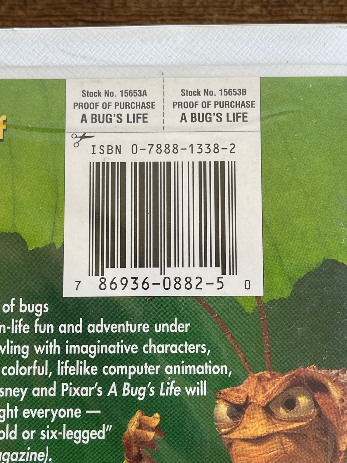 A Bug's Life // Vintage Disney Pixar VHS Movie // Heimlich - Etsy