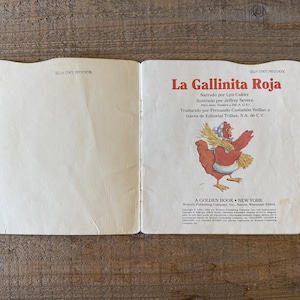 La Gallinita Roja // the Little Red Hen // Scholastic Book and Cassette ...