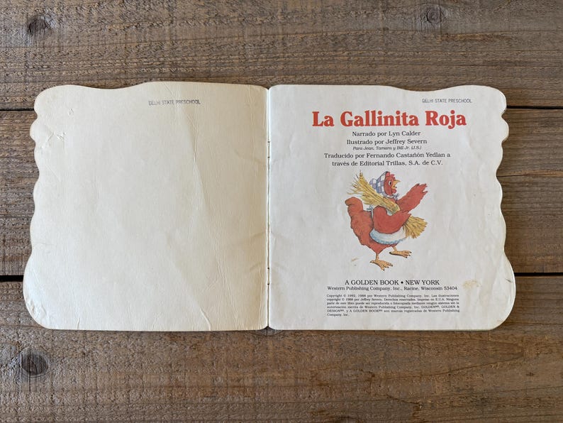La Gallinita Roja // the Little Red Hen // Scholastic Book and Cassette ...
