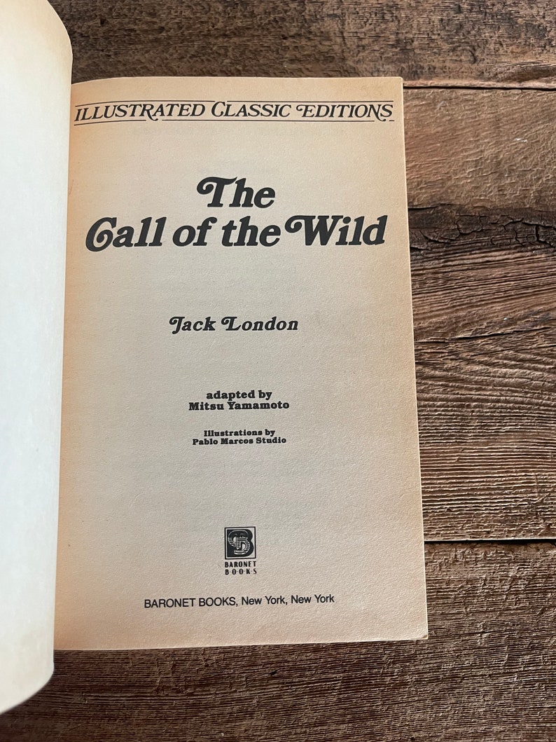 The Call of the Wild // Jack London // Illustrated Classic - Etsy