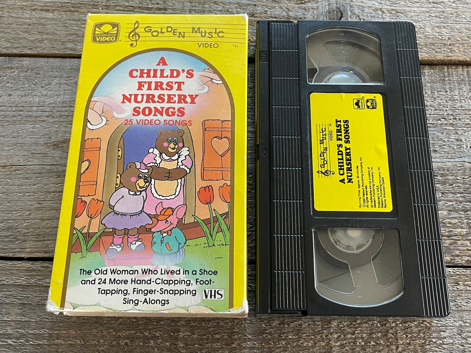 A Child's First Nursery Rhymes VHS // Golden Book Video // 1990 Golden ...