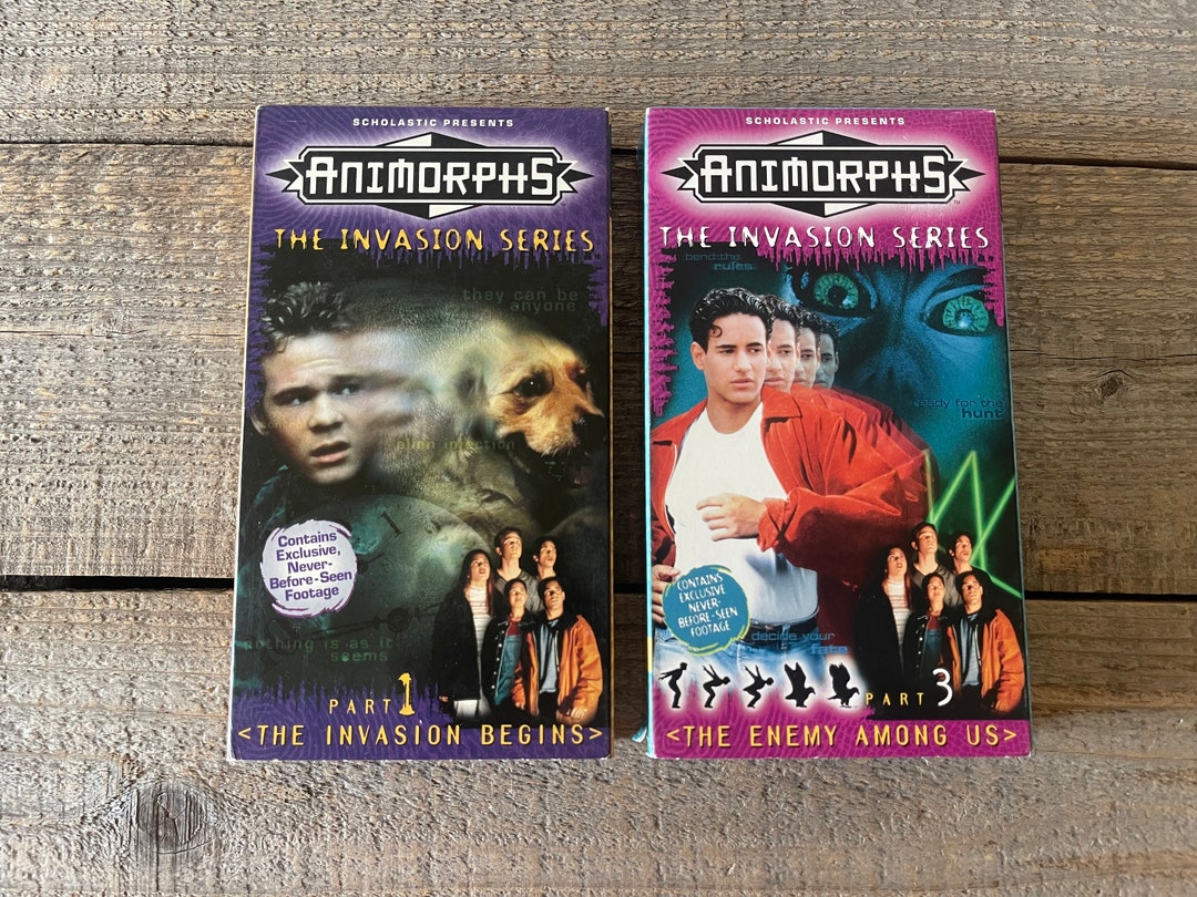 Vintage Animorphs: the Invasion Series VHS Movies // You Choose // 1990 ...