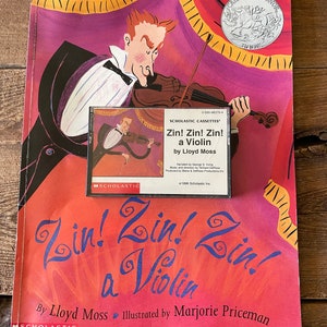 Zin! Zin! Zin! a Violin // Lloyd Moss // Vintage Book & Cassette Tape ...