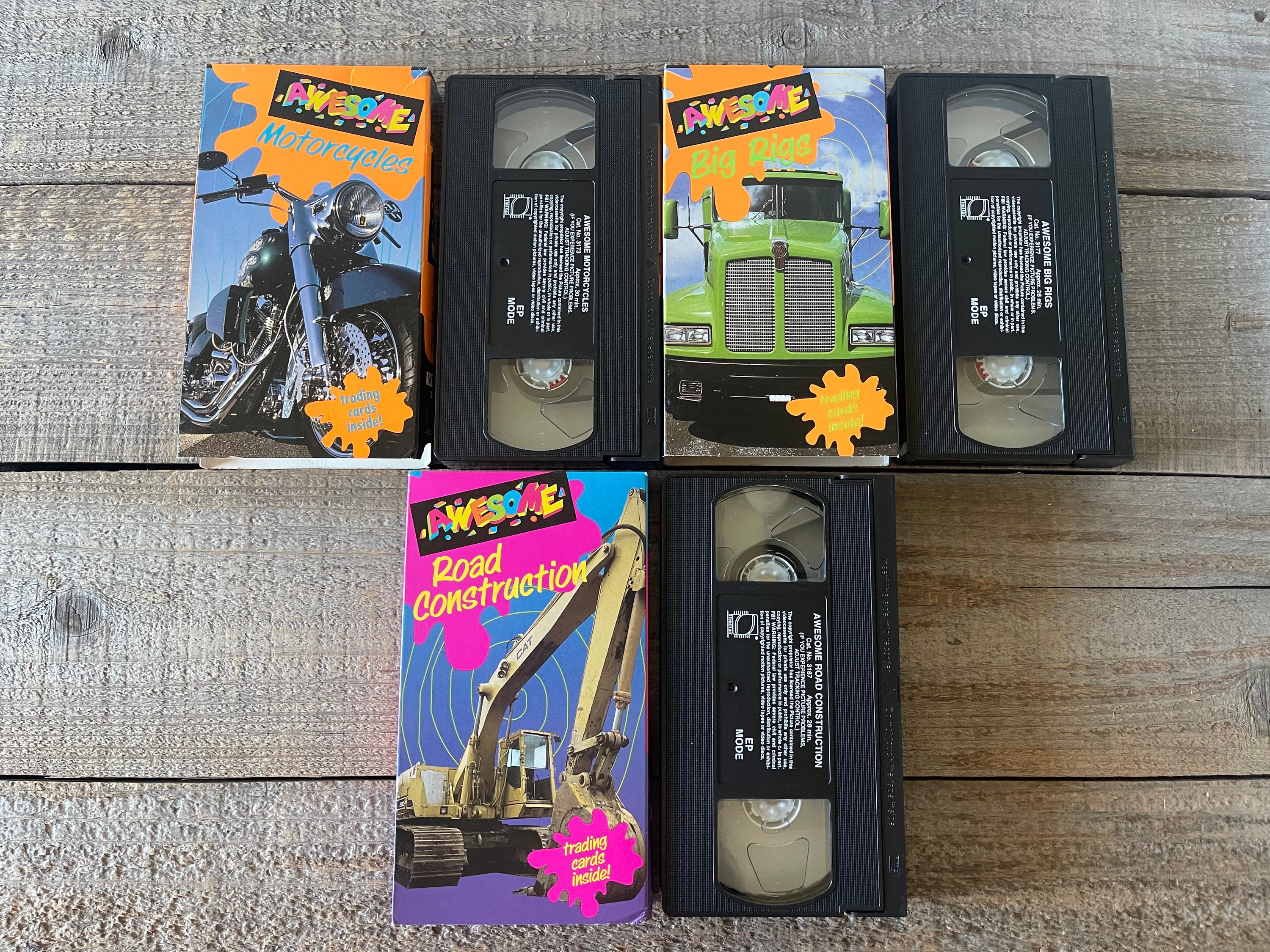 Vintage Kids VHS Movies About Transportation // Awesome Big Rigs ...