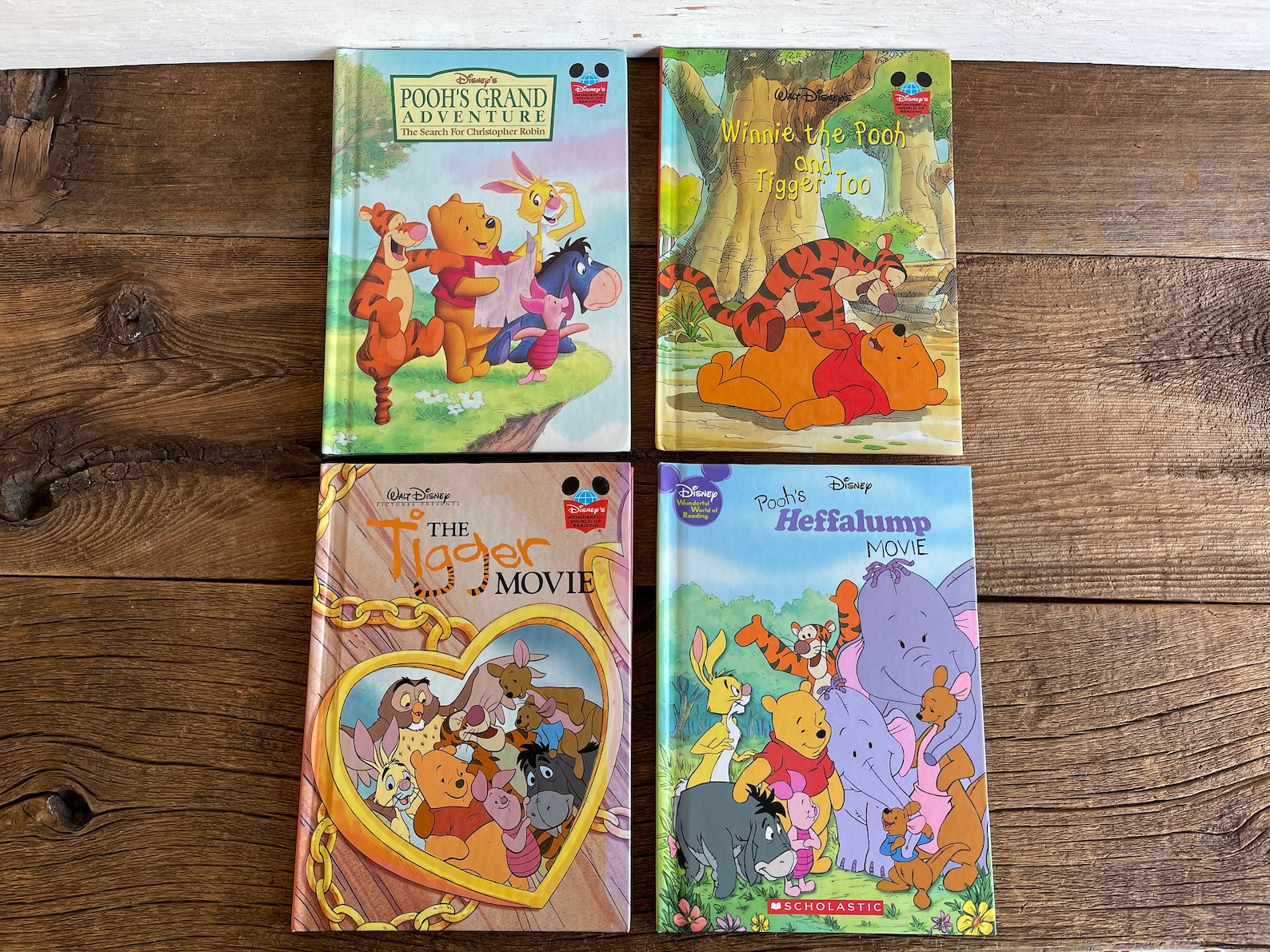 Vintage Disney Winnie the Pooh Books // You Choose // Wonderful World ...