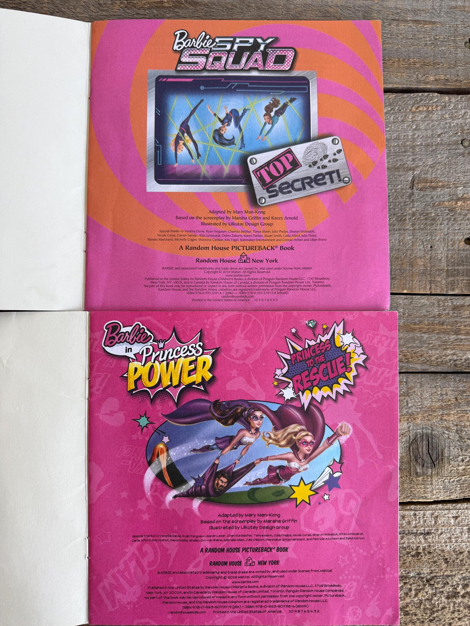 Barbie Books- Sold Individually- Princess Charm School, Mermaid Tale ...