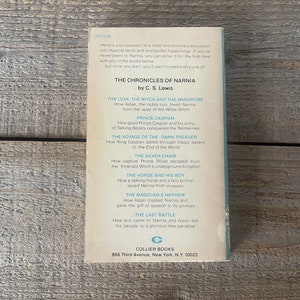 C.S. Lewis // the Lion the Witch and the Wardrobe // Book 2 in the ...