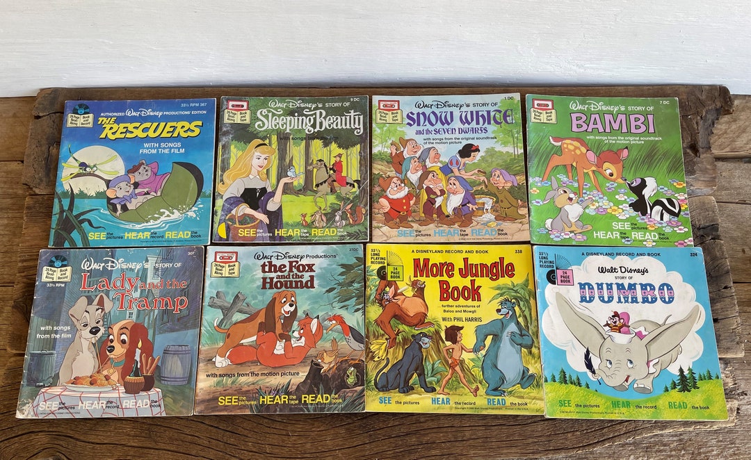 Walt Disney Read Along Books // You Choose // Walt Disney Movie Themed ...
