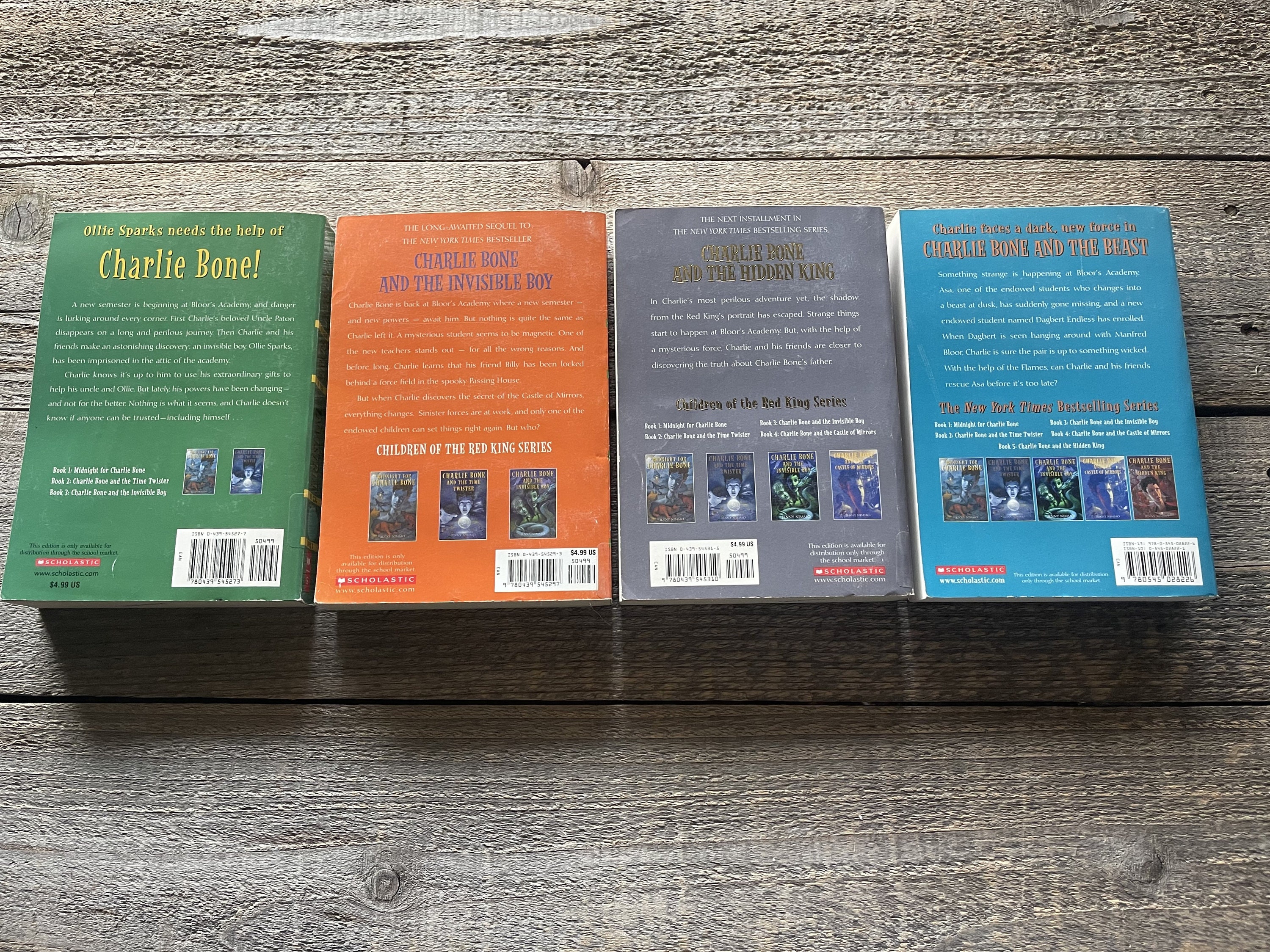 Charlie Bone, Children of the Red King Book Series // You Choose ...