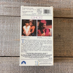 Ghost VHS Movie // Patrick Swayze, Demi Moore, Whoopi Goldberg // 1990 ...