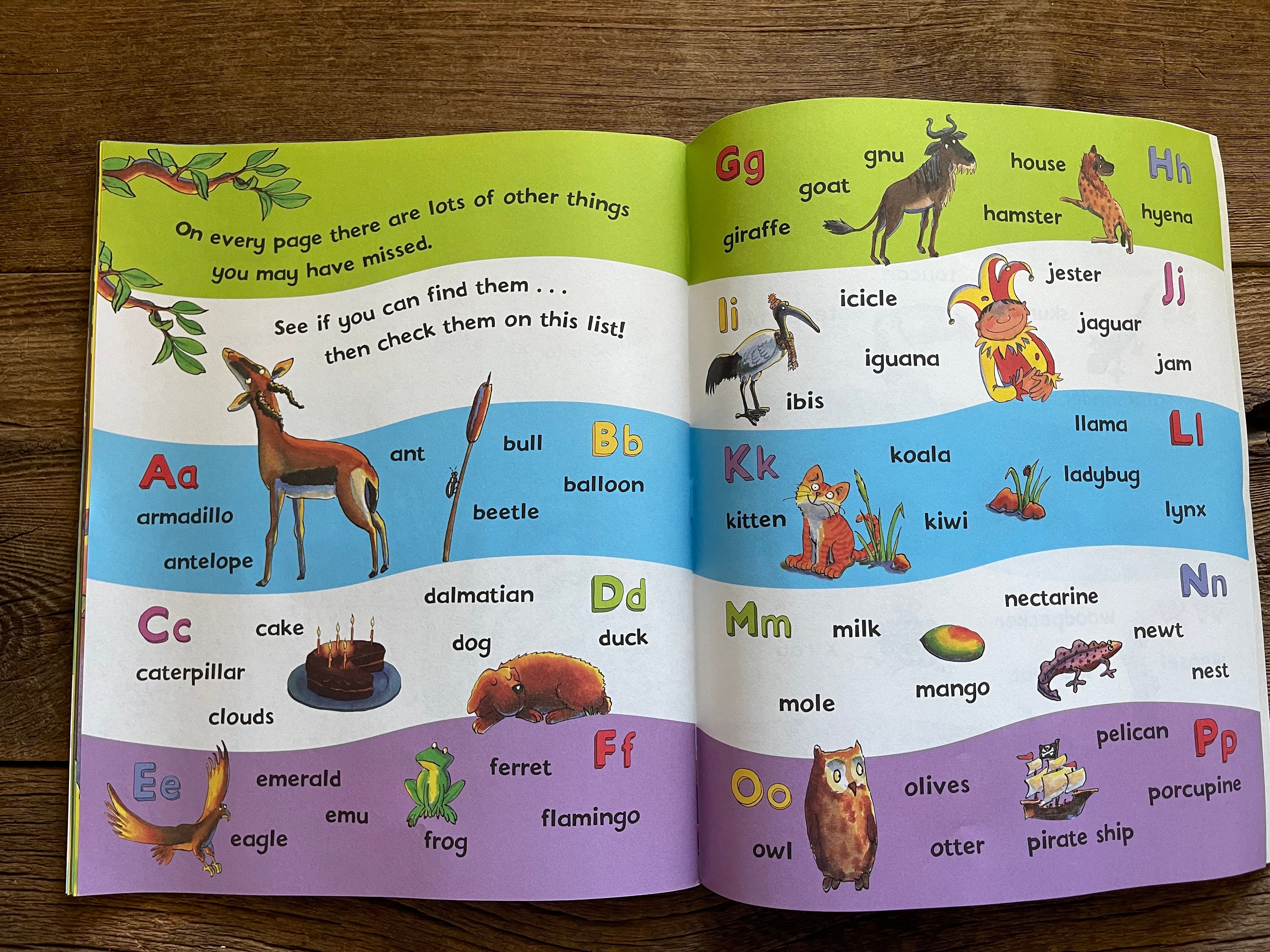 K is for Kissing a Cool Kangaroo // Giles Andreae // Vintage - Etsy