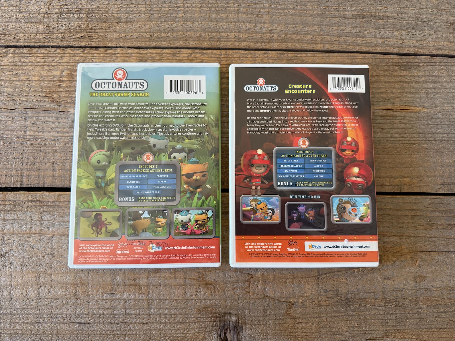 Octonauts Dvds // Sold Individually // Nick Jr Kids Show // Creature ...