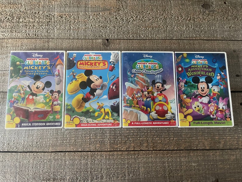Mickey Mouse Clubhouse Dvds // You Choose // Mouseketeers // Walt ...