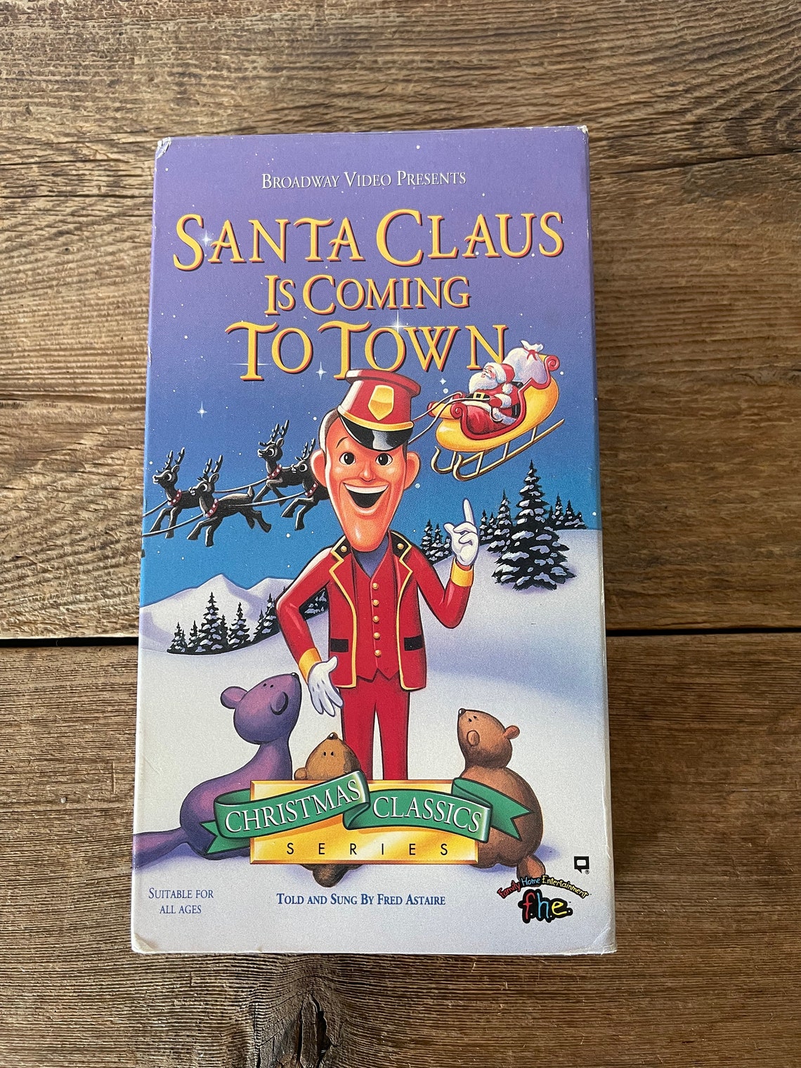Vintage Christmas VHS Movies // Santa Claus is Coming to Town & Rudolph ...