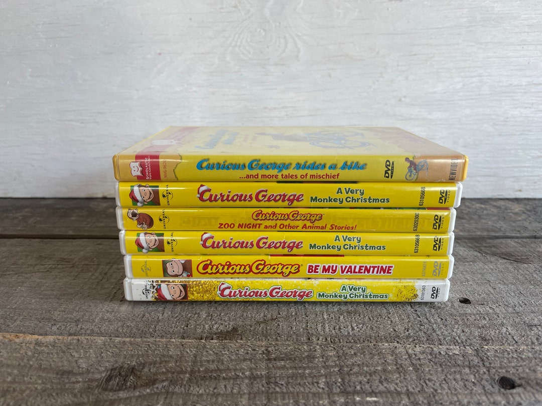Curious George Dvds // You Choose // Very Monkey Christmas, Be My ...