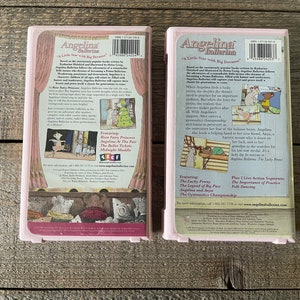 Angelina Ballerina VHS Movies // Set of 2 // Rose Fairy Princess and ...