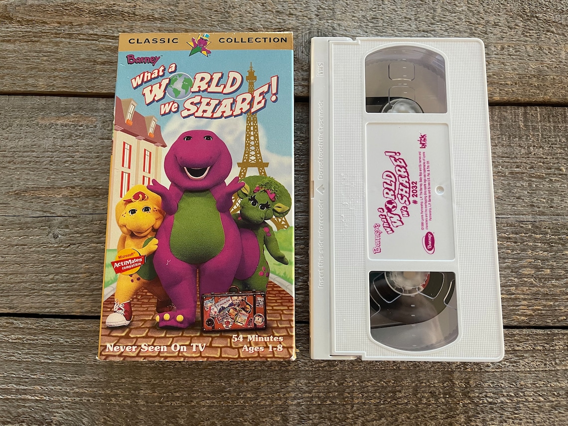 Vintage Barney VHS Movies // You Choose // Barney Goes to School or ...
