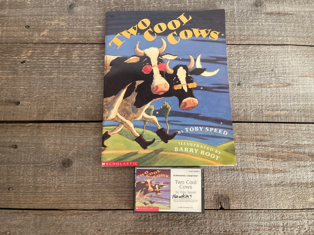 Two Cool Cows // Toby Speed // Vintage Scholastic Book & Cassette Tape ...